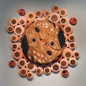 Salmon Spawning Run by Susan Point on Cuseum