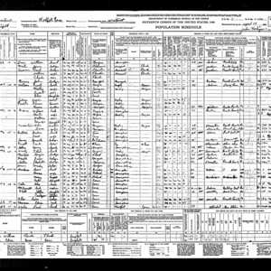 1940 Census of 22 1/2 Main Street on Cuseum