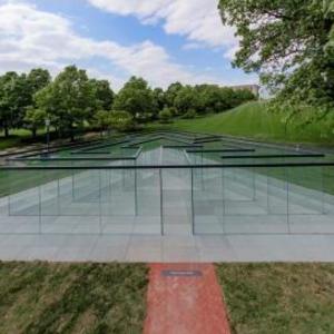 Glass Labyrinth by Robert Morris on Cuseum