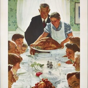 Freedom From Want by Norman Rockwell on Cuseum