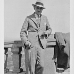 Mr. Diggle at thebalustrade on Cuseum